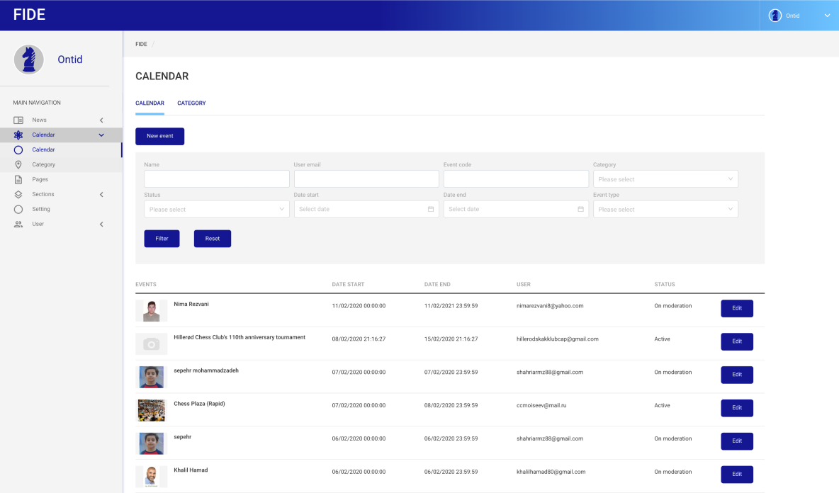 Scalable Web Platform for Global Chess Community